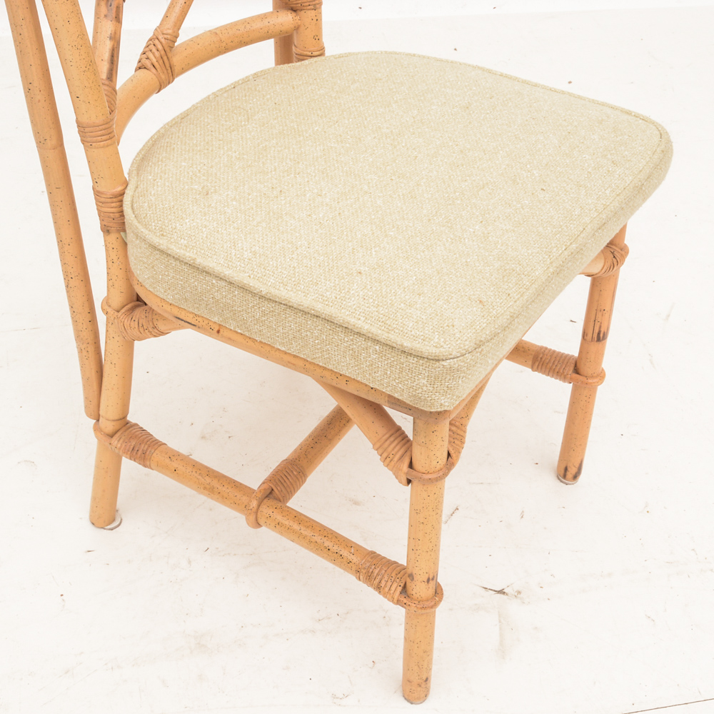 Circular Extendable Rattan Dining Table and Chairs | Everything But The ...