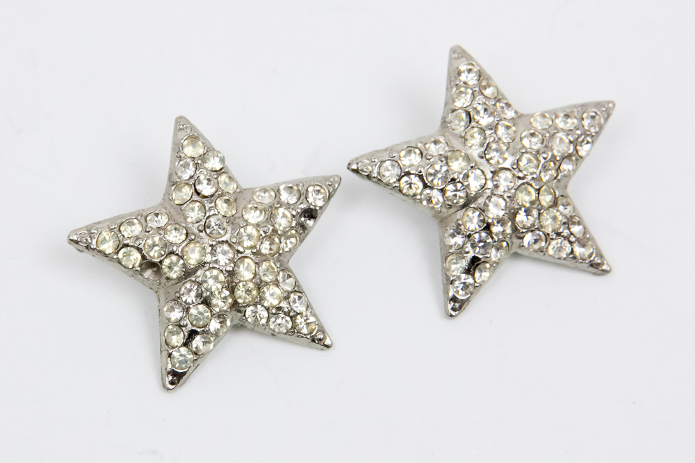 Collection of Rhinestone Embellished Buttons | EBTH