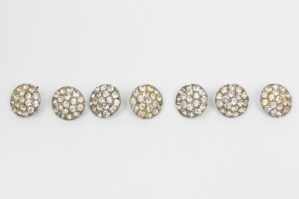 Collection of Rhinestone Embellished Buttons | EBTH