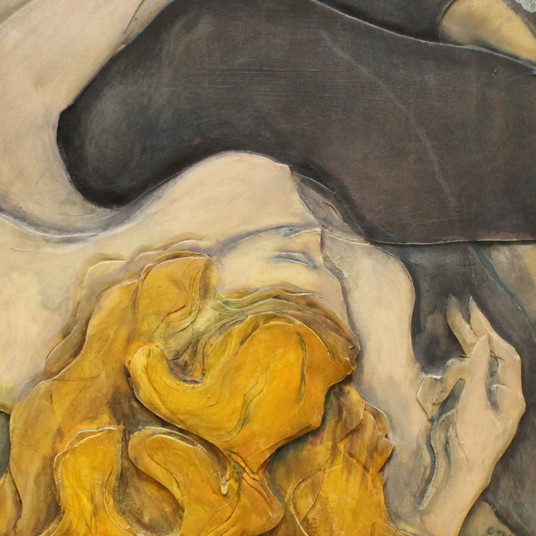 Ed Rosen Original Hand Carved Oil Painting | EBTH