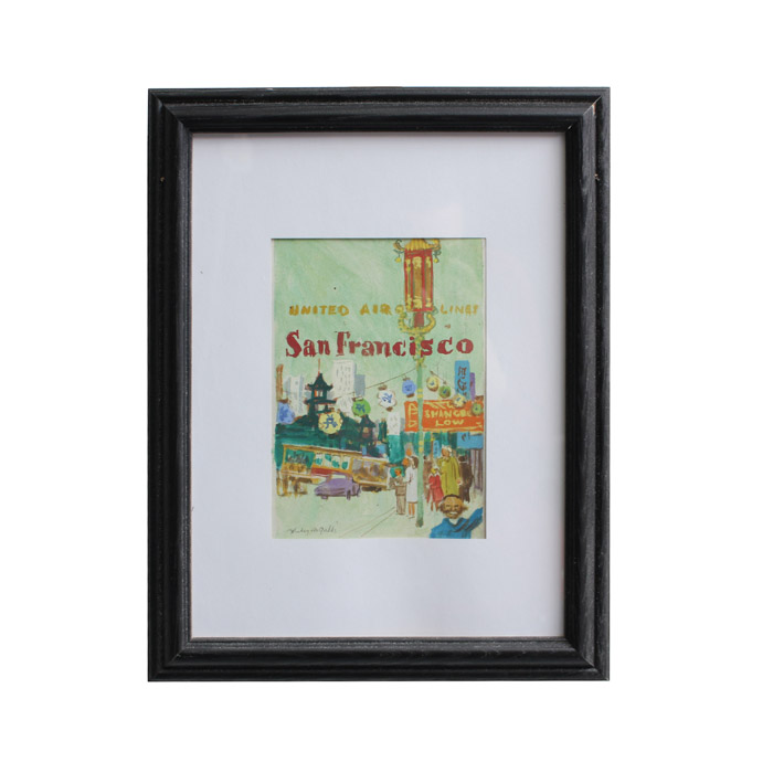 Stan Galli "San Francisco" Painting for United Air Lines | EBTH