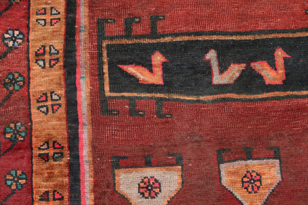 Semi-Antique Hand Knotted Kolyai Pictorial Area Rug | EBTH