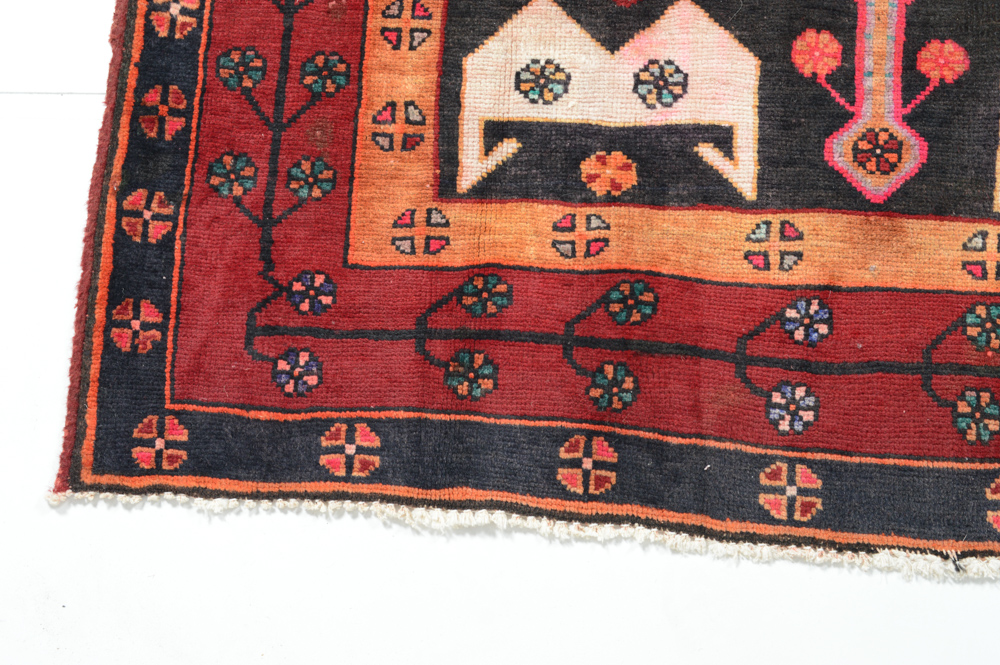 Semi-Antique Hand Knotted Kolyai Pictorial Area Rug | EBTH