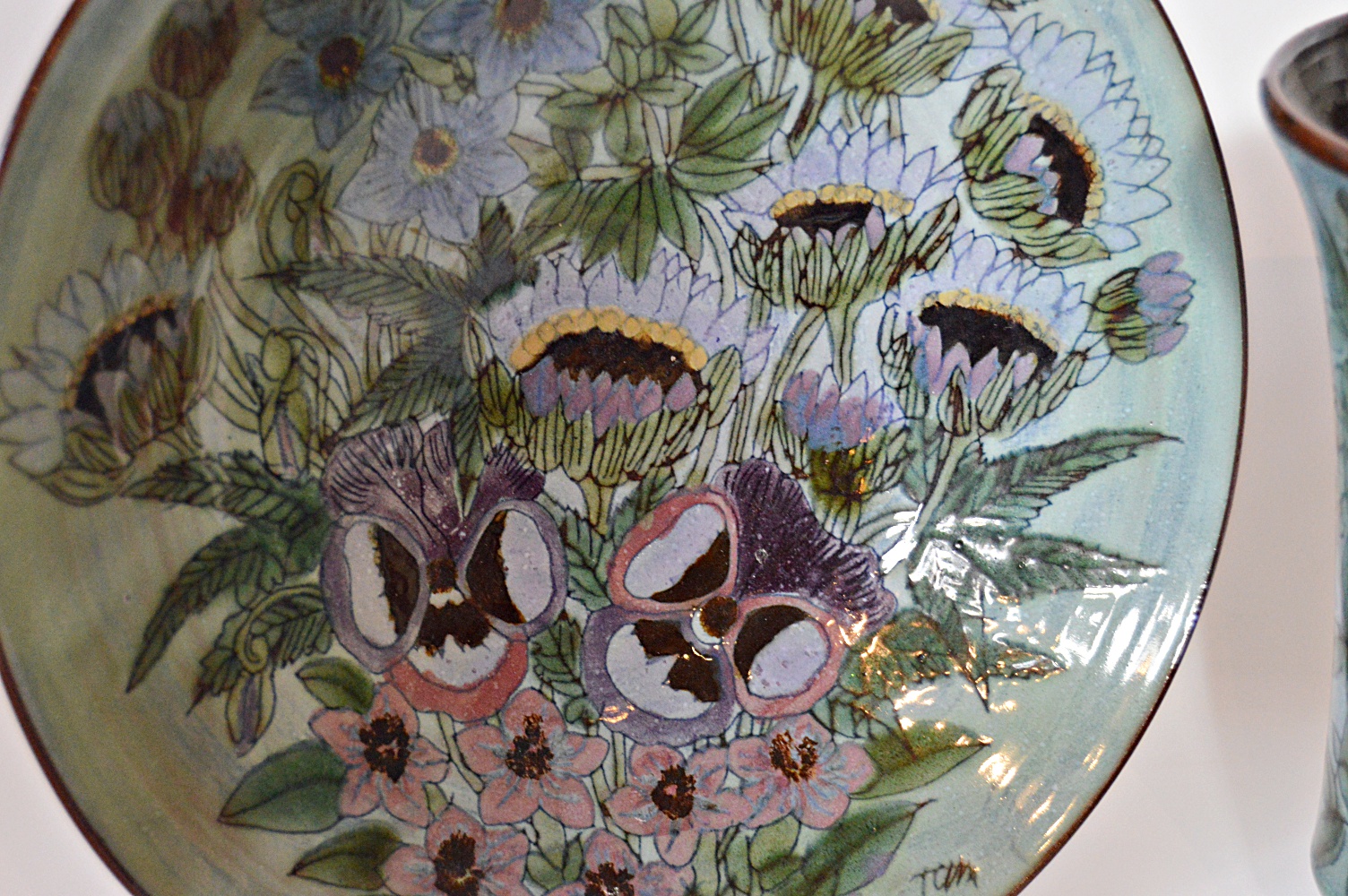 Chelsea Pottery of England Pottery Vase and Bowl | EBTH