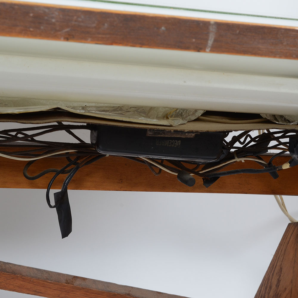 Vintage Backlit Drafting Table | EBTH