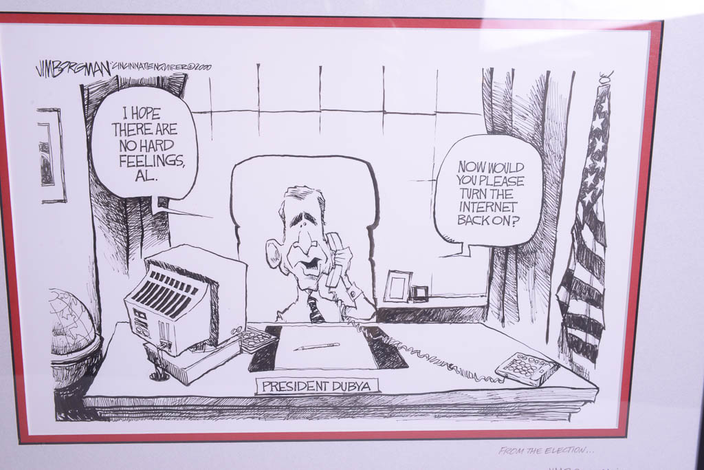 Pair of Jim Borgman Cartoon Prints, Circa 2000 | EBTH