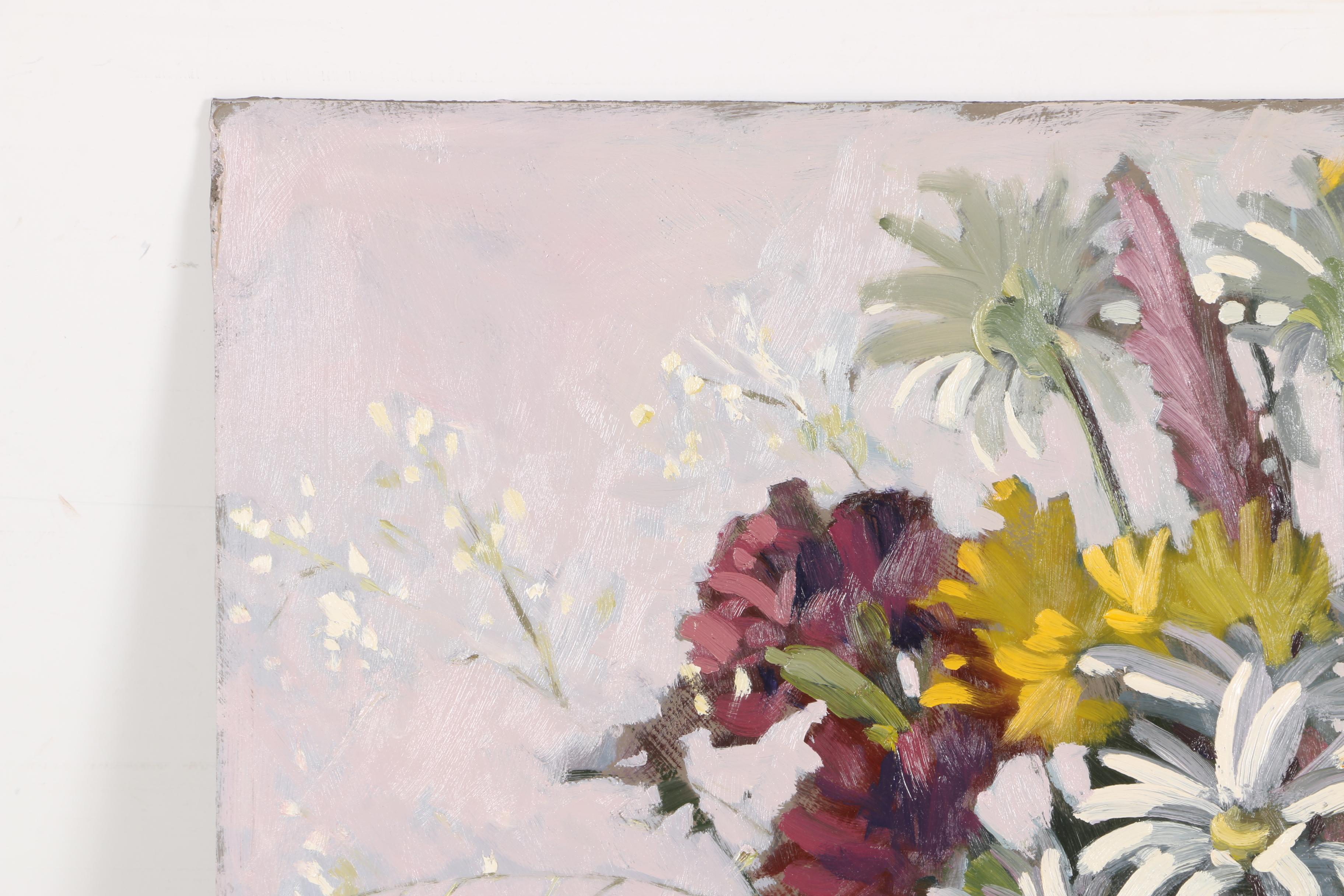 Morgan Samuel Price Original Oil Painting "One Red Rose" | EBTH