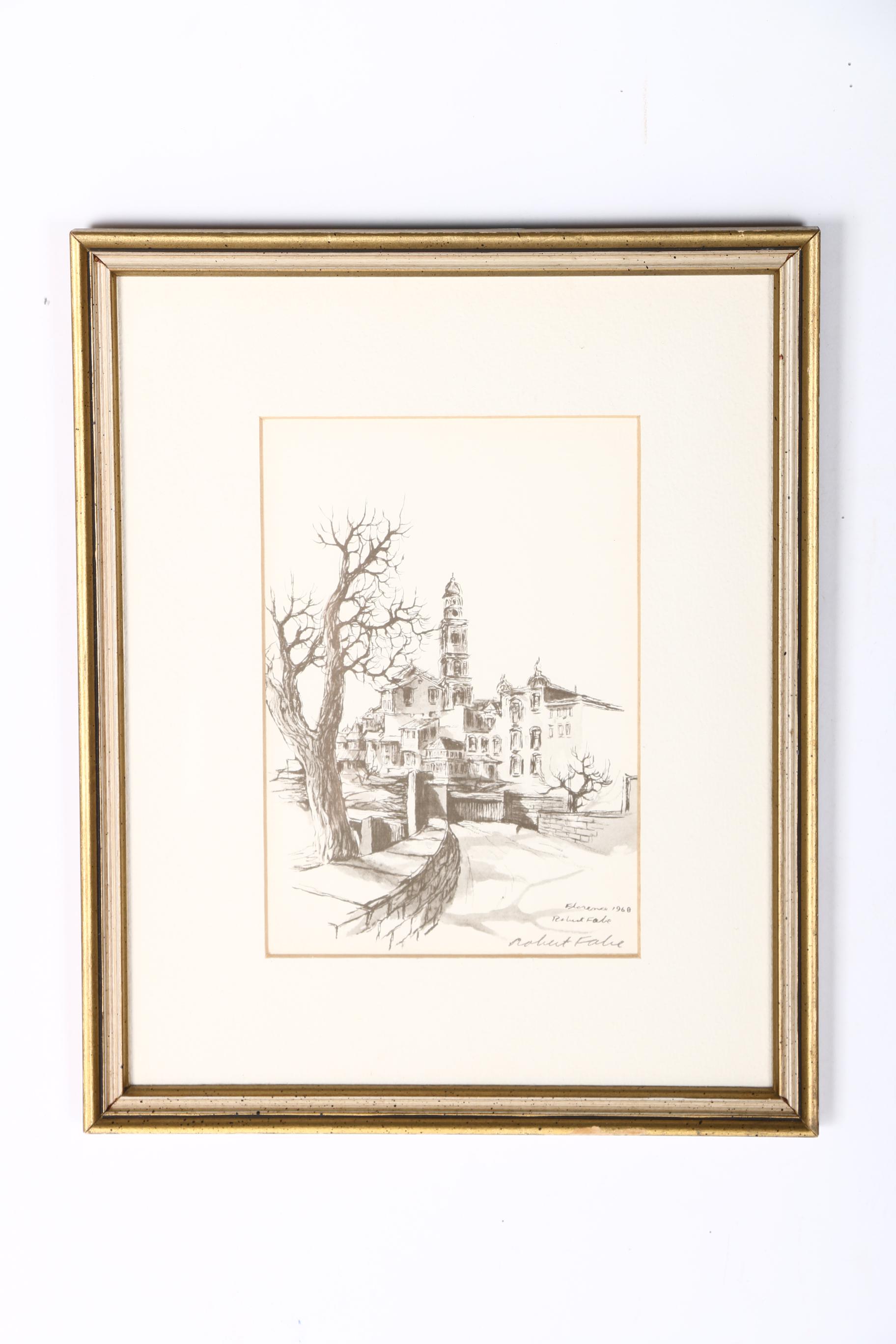After Robert Fabe Offset Lithographs of Village Scenes | EBTH
