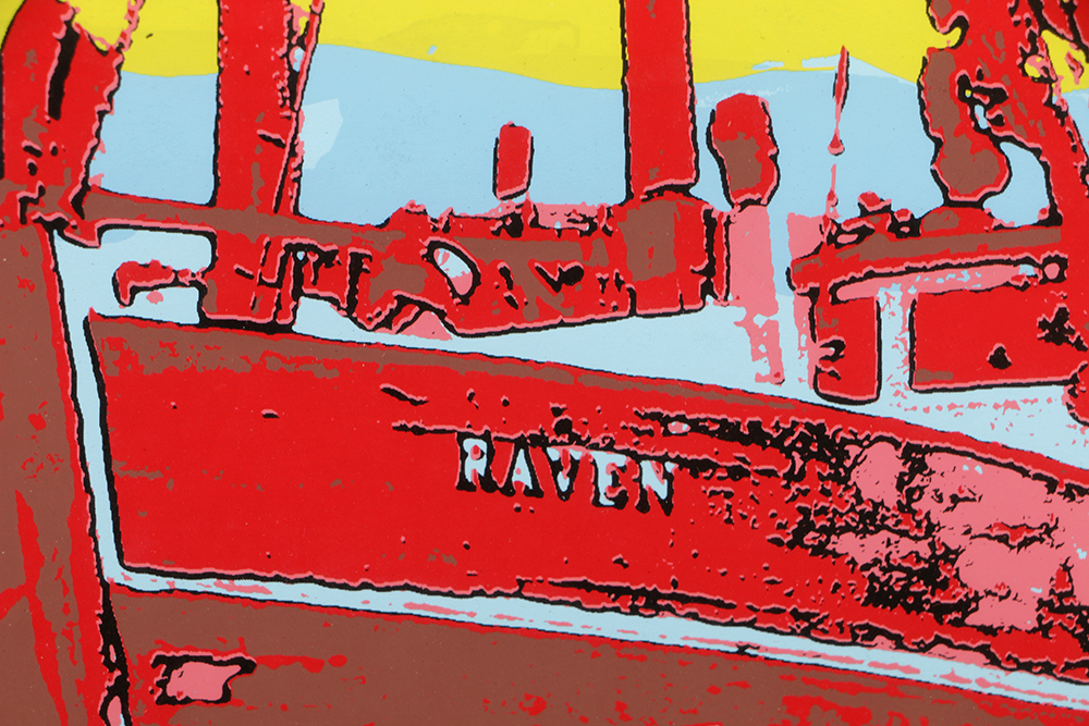 Max Epstein Artist Proof Serigraph on Paper "Freeport Fishing Boats" | EBTH