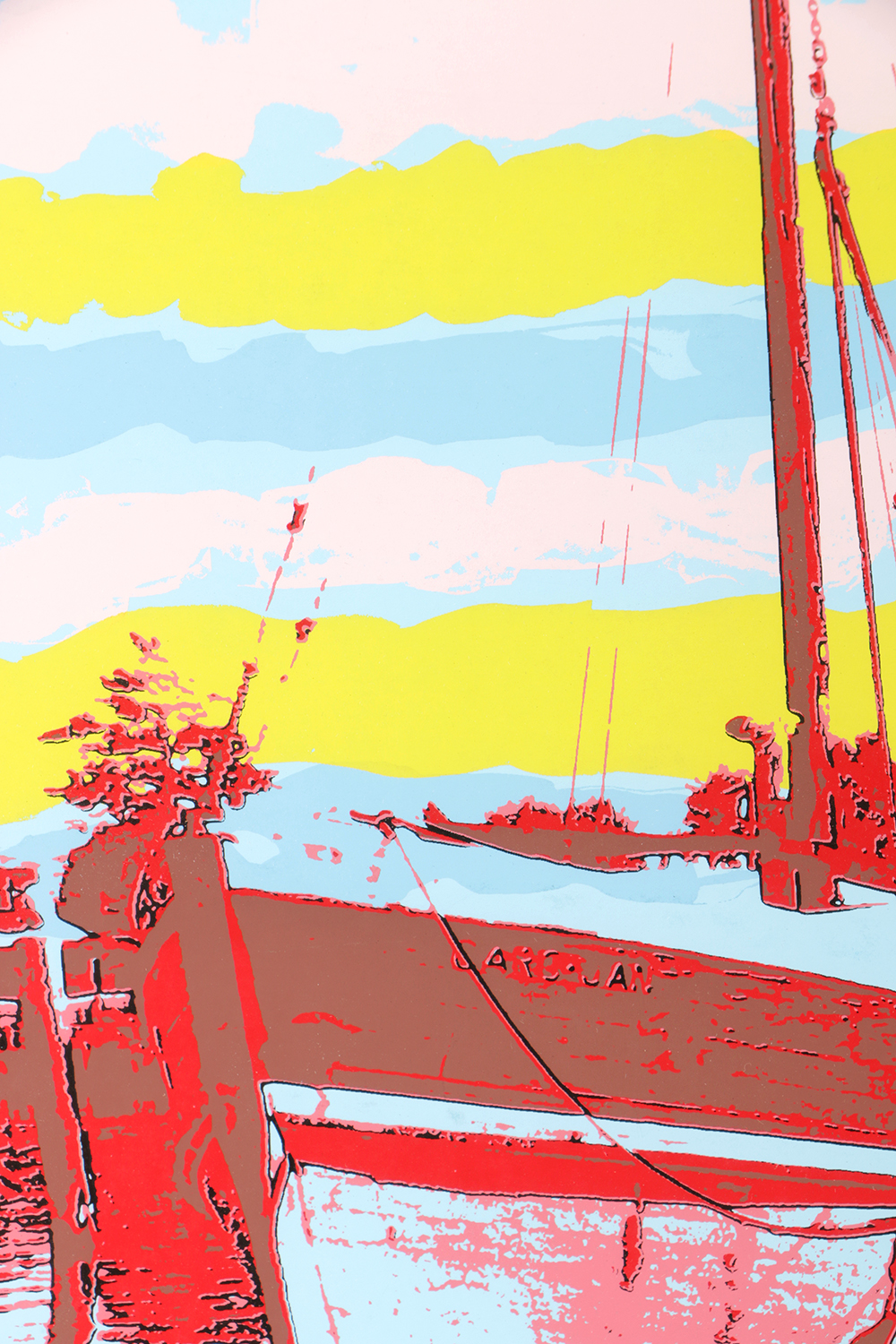 Max Epstein Artist Proof Serigraph on Paper "Freeport Fishing Boats" | EBTH