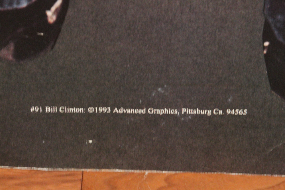 Two Cardboard Cut-Outs of Bill Clinton and Socks The White House Cat | EBTH