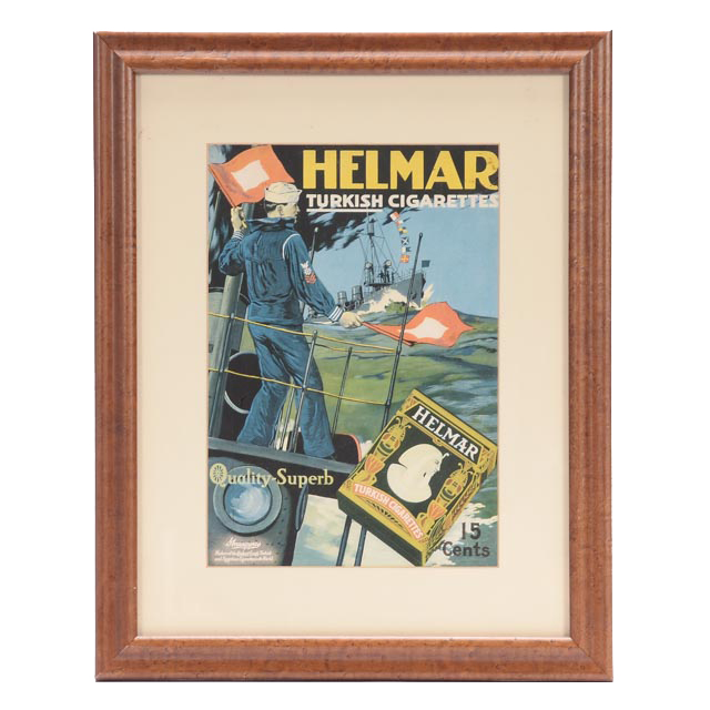 Helmar Turkish Cigarettes Original Vintage Advertisement | Everything ...