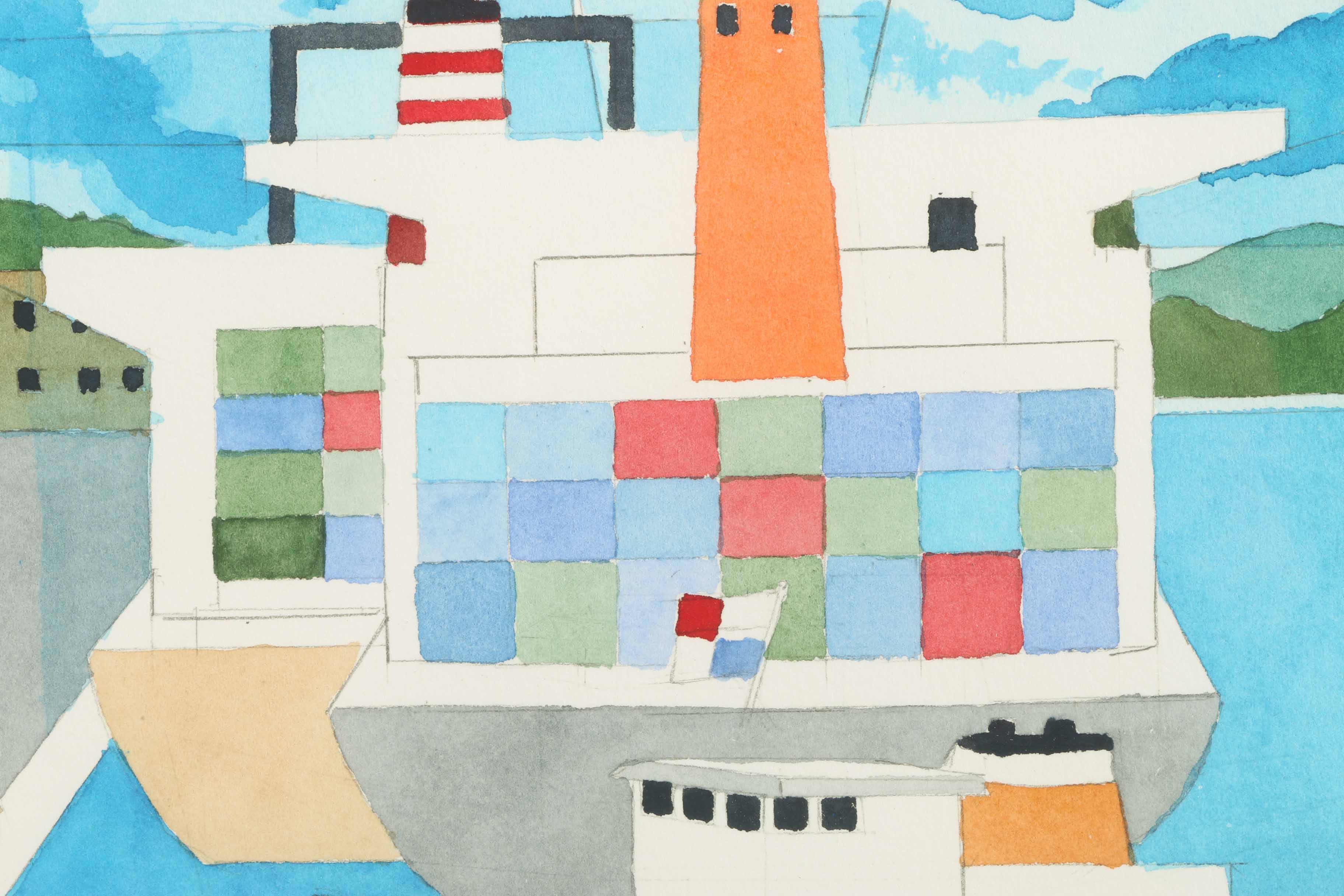 Robert Herrmann Original Watercolor on Paper | EBTH