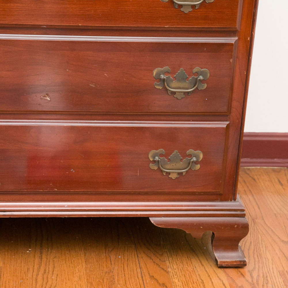 Vintage Kling Cherry Bureau with Mirror | EBTH
