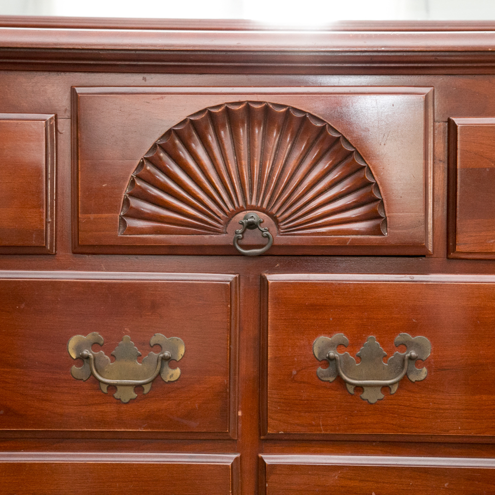 Vintage Kling Cherry Bureau with Mirror | EBTH