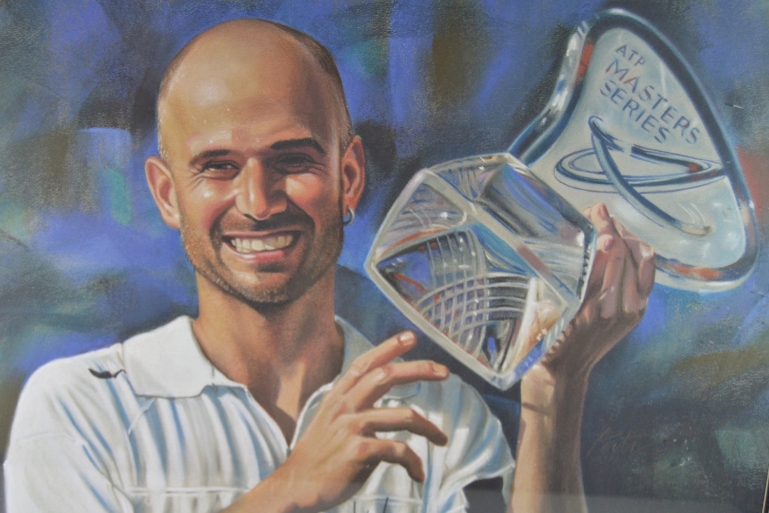 Autographed Andres Agassi Print | EBTH