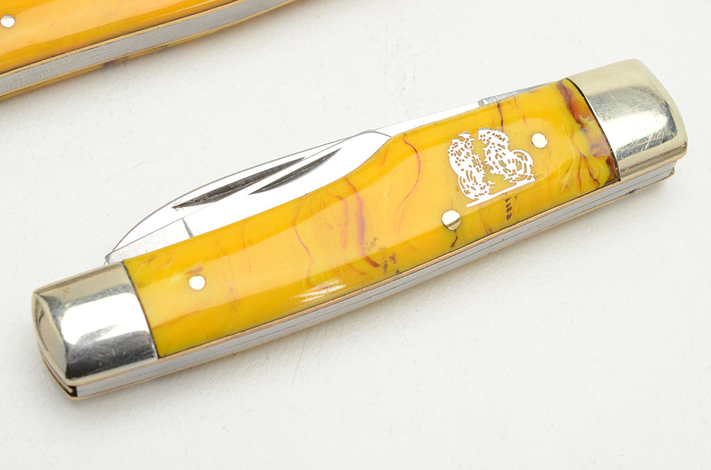 Five Frank Buster Fight'N Rooster Folding Knives | EBTH