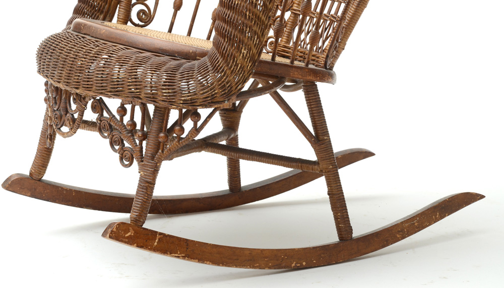 Victorian Wicker Rocking Chair | EBTH