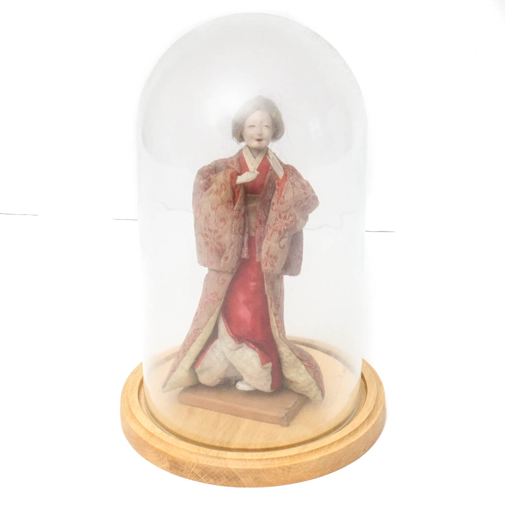 Antique Japanese Plaster Figurine | EBTH