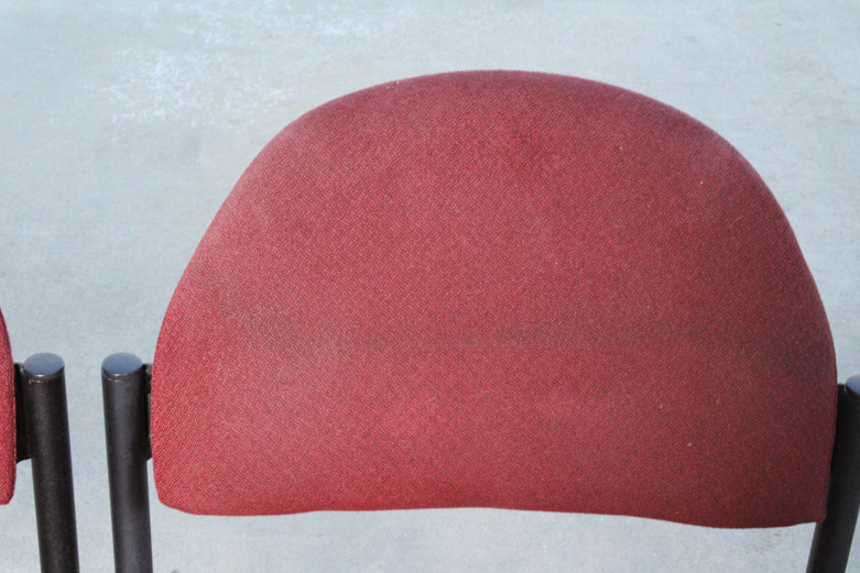 Set of Twelve Upholstered Stacking Chairs | EBTH