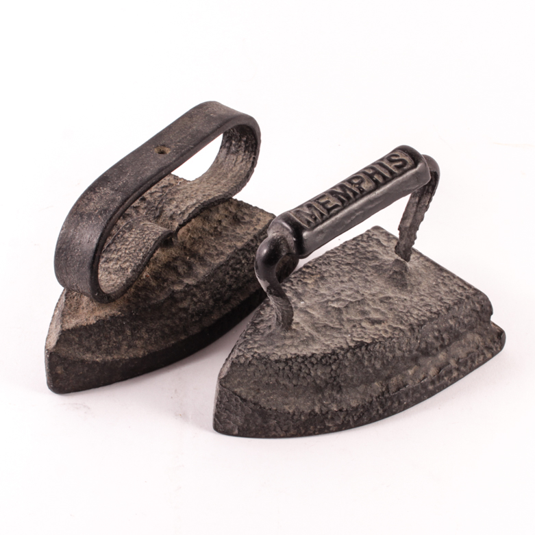 Two Antique Sad Irons Including Memphis | EBTH