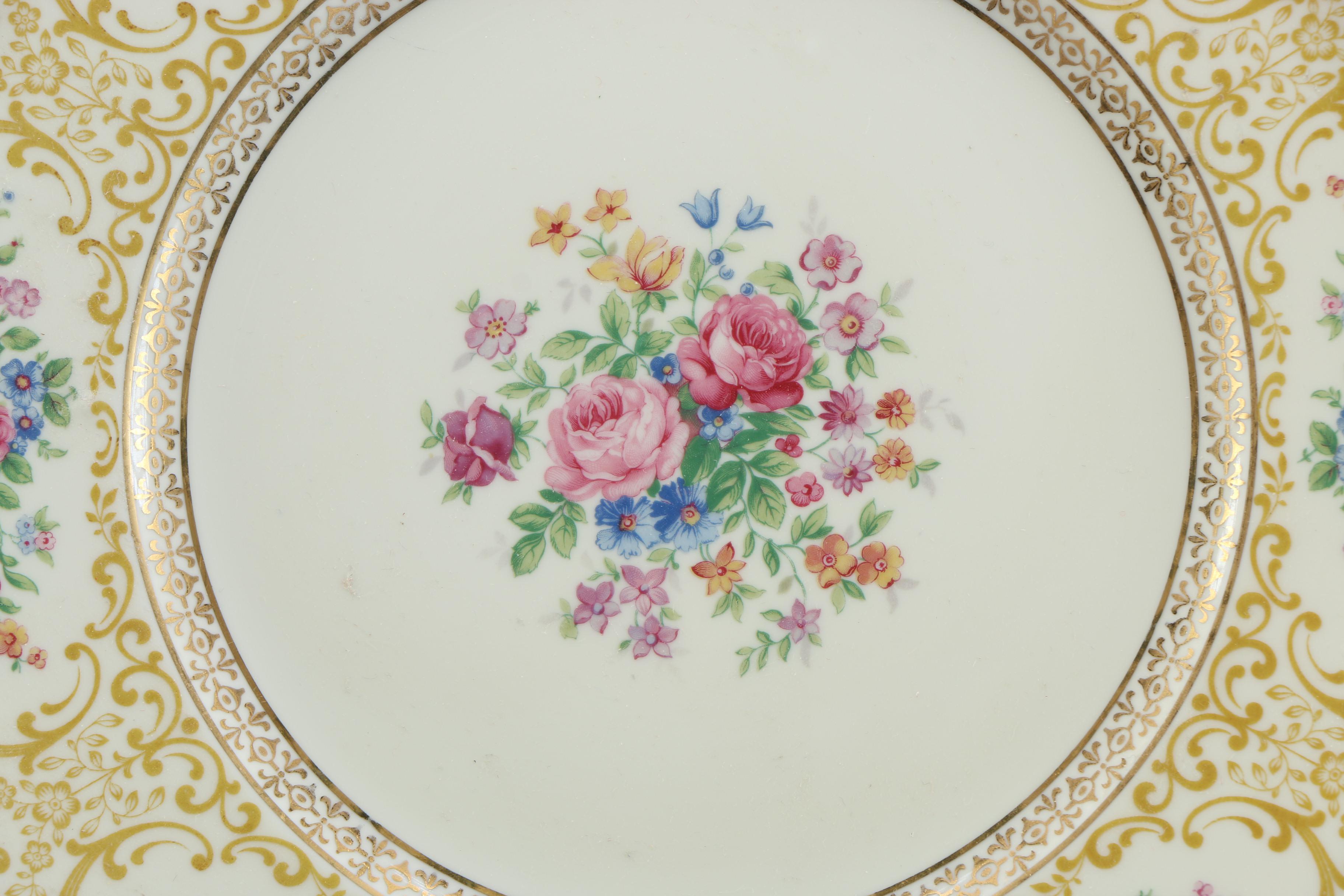 Krautheim Bavaria Floral Print Plates | EBTH