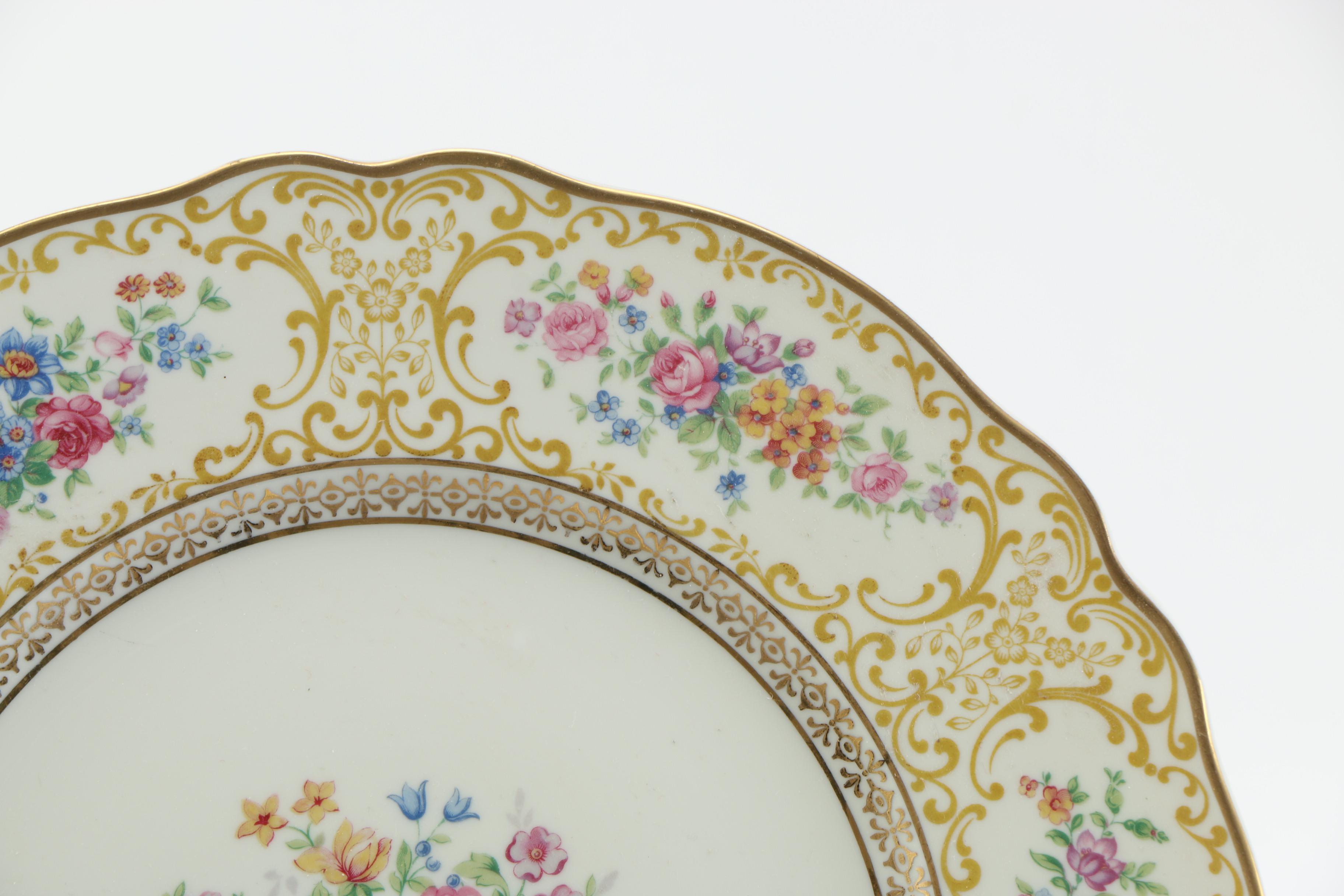 Krautheim Bavaria Floral Print Plates | EBTH