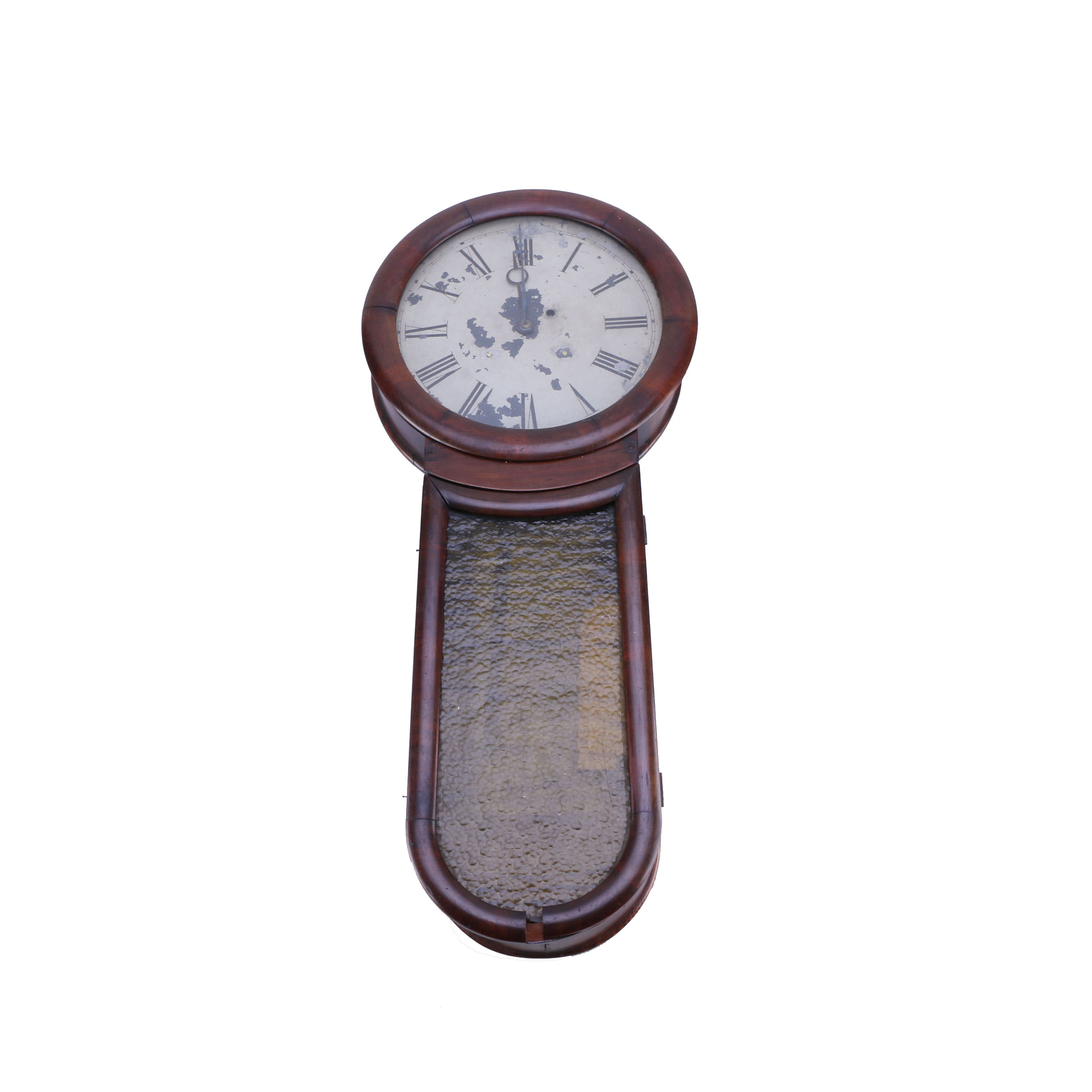 Pendulum Clock with Amber Glass Door | EBTH