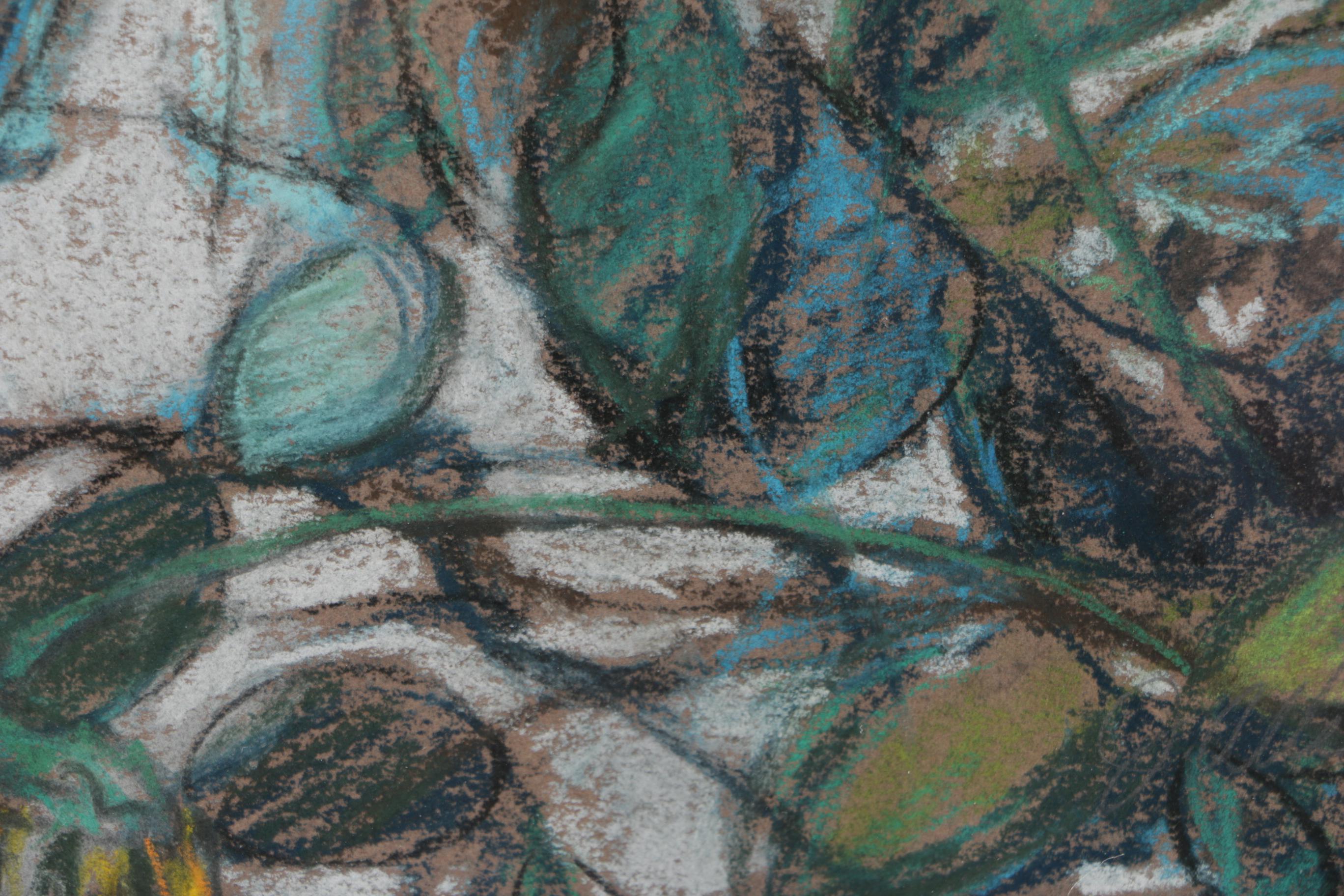 J. Allen Pastel Painting of Foliage | EBTH