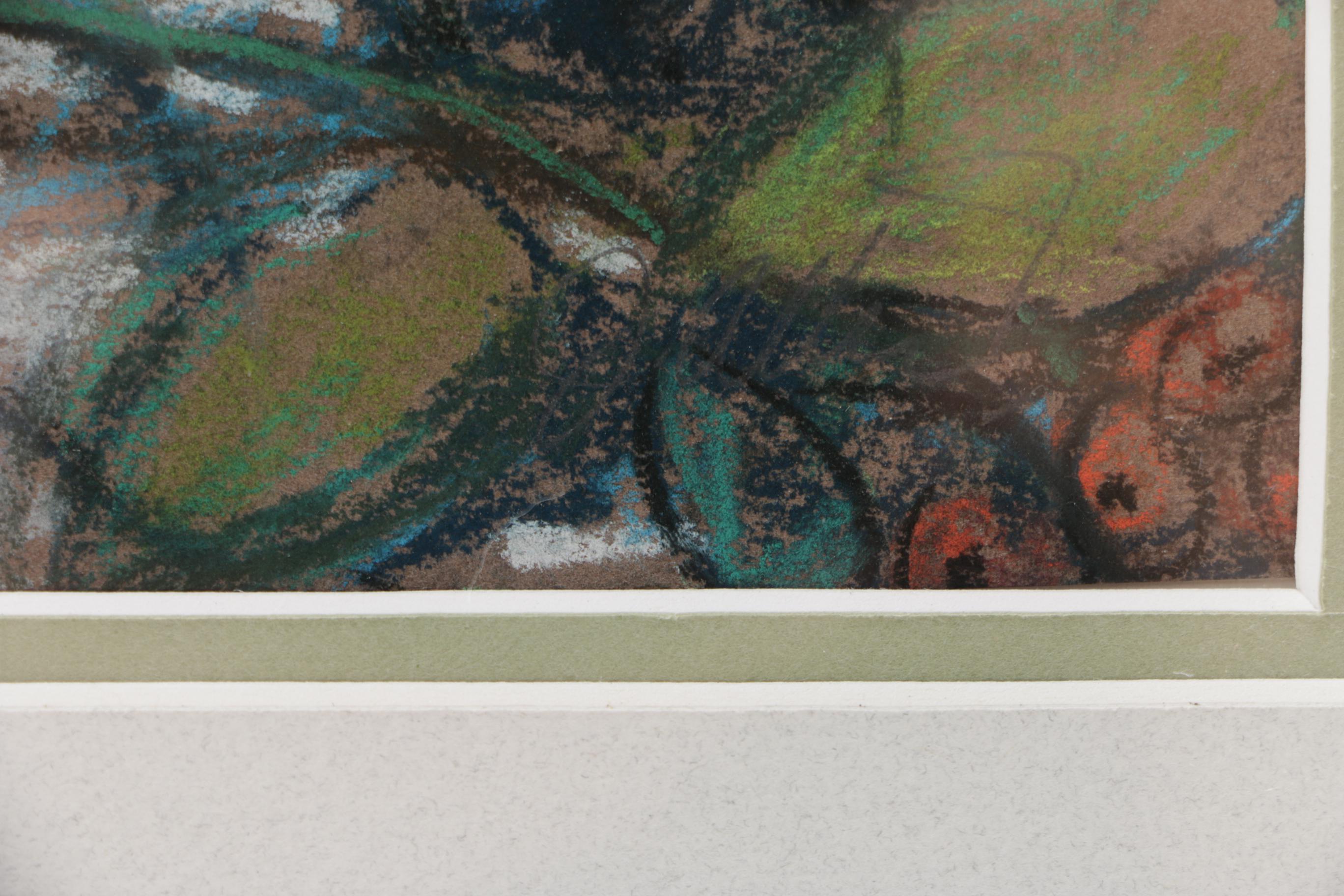 J. Allen Pastel Painting of Foliage | EBTH