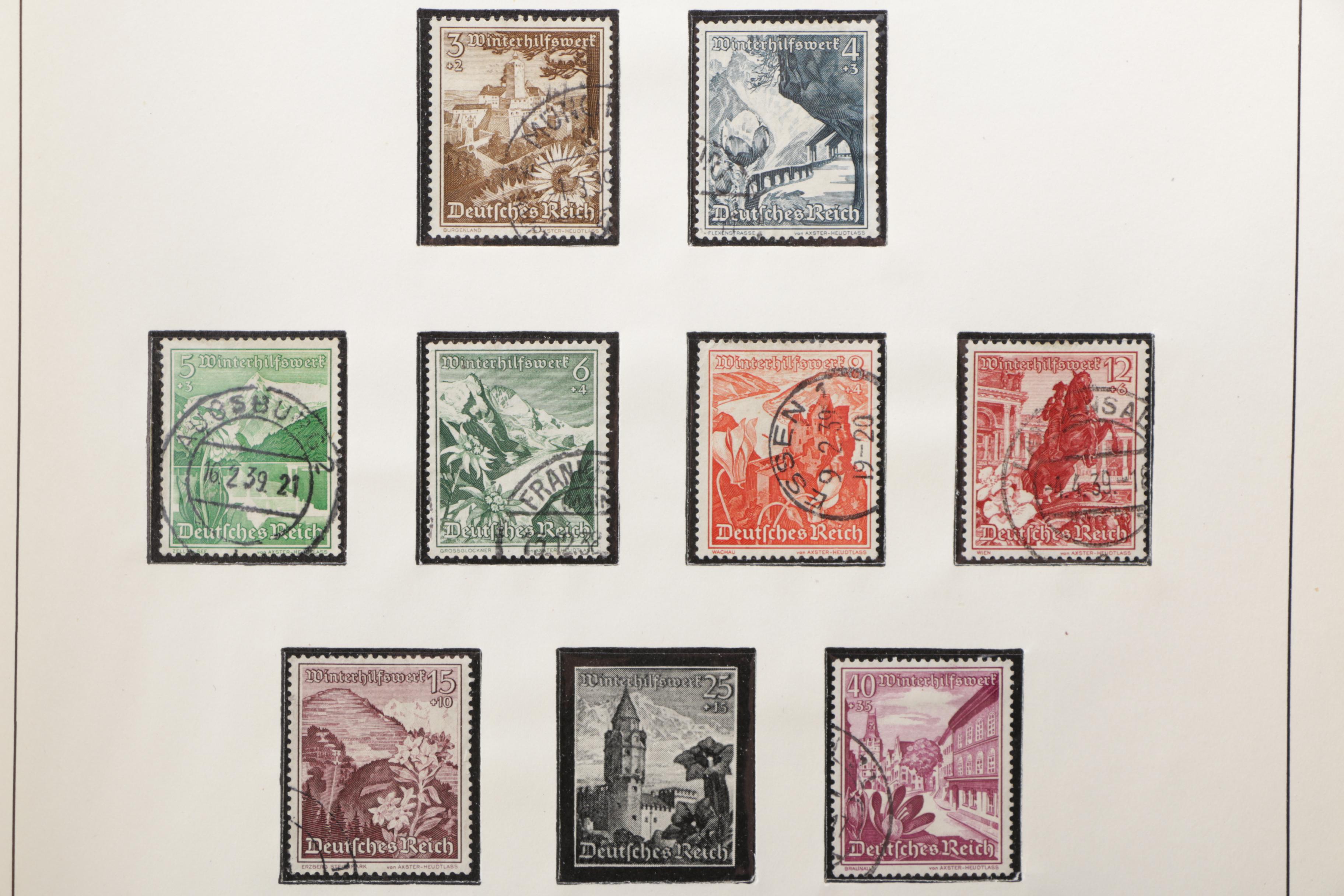1930s–40s German Stamp Collection Including Adolf Hitler | EBTH