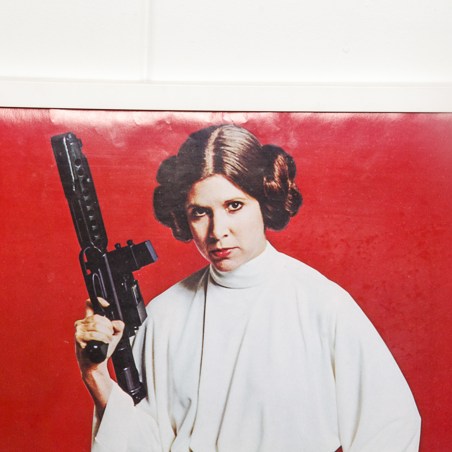 Vintage Framed Princess Leia Poster | EBTH