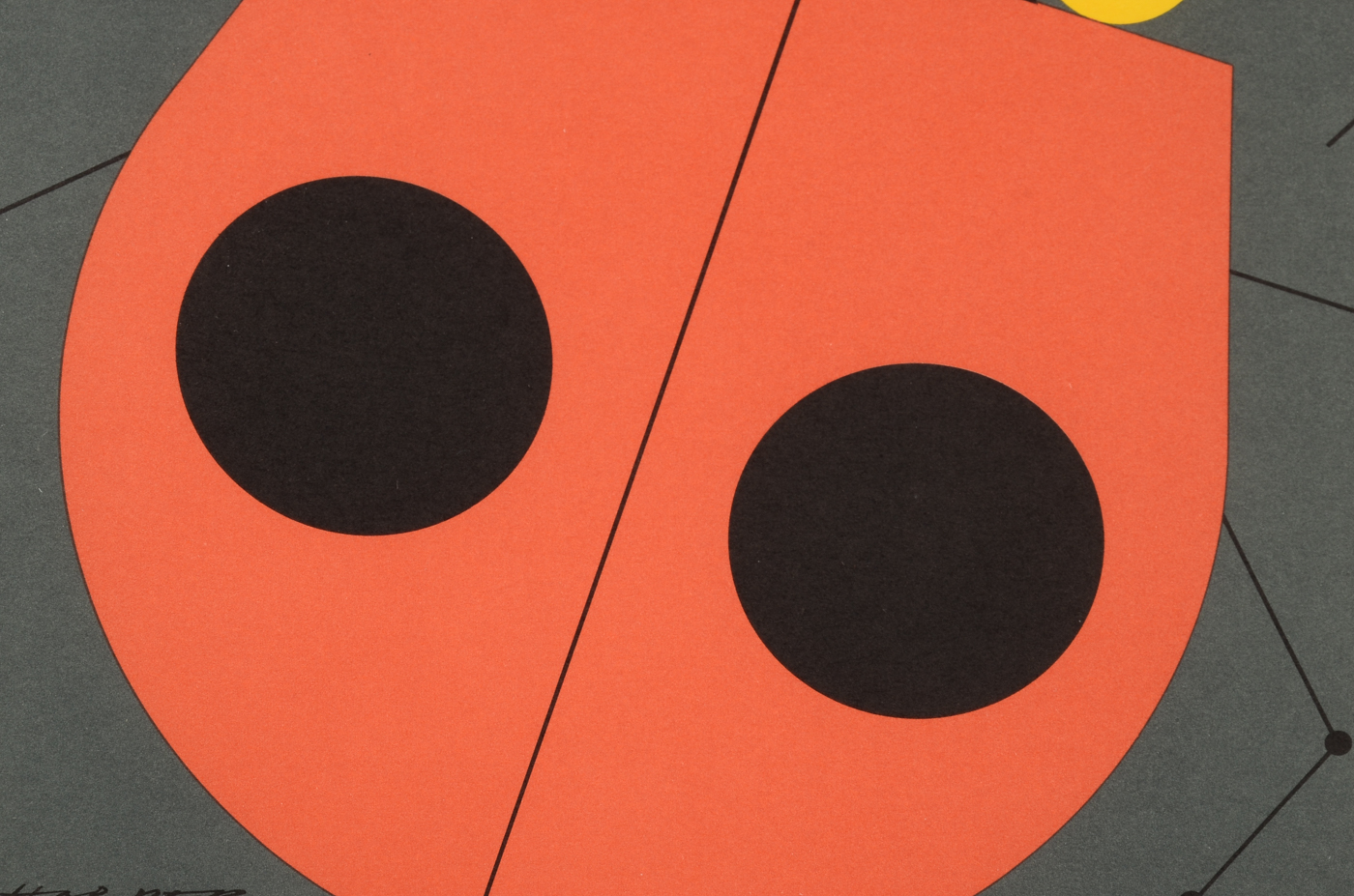 Charley Harper Signed Lithograph "Ladybug" | EBTH