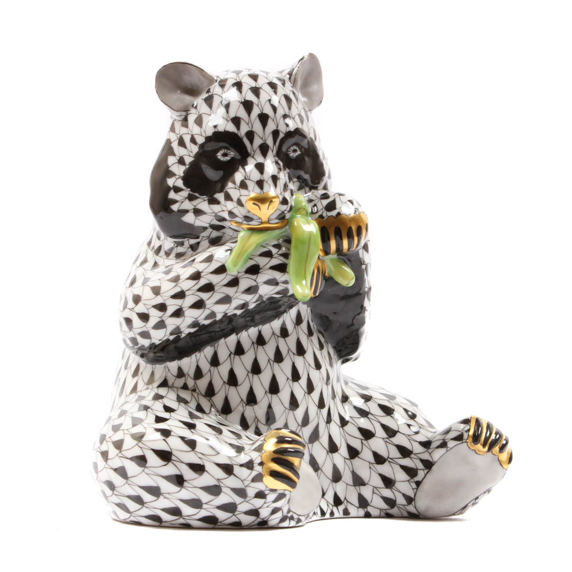 Herend Porcelain Panda Figurine | EBTH