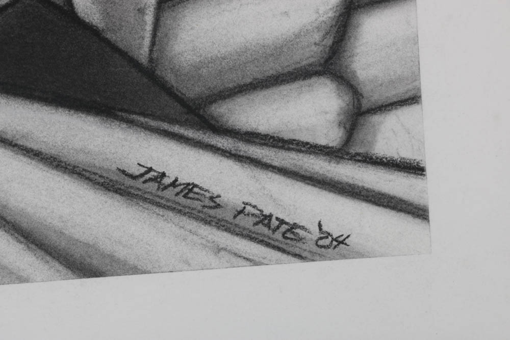 James Pate Original 2004 Charcoal Drawing | EBTH