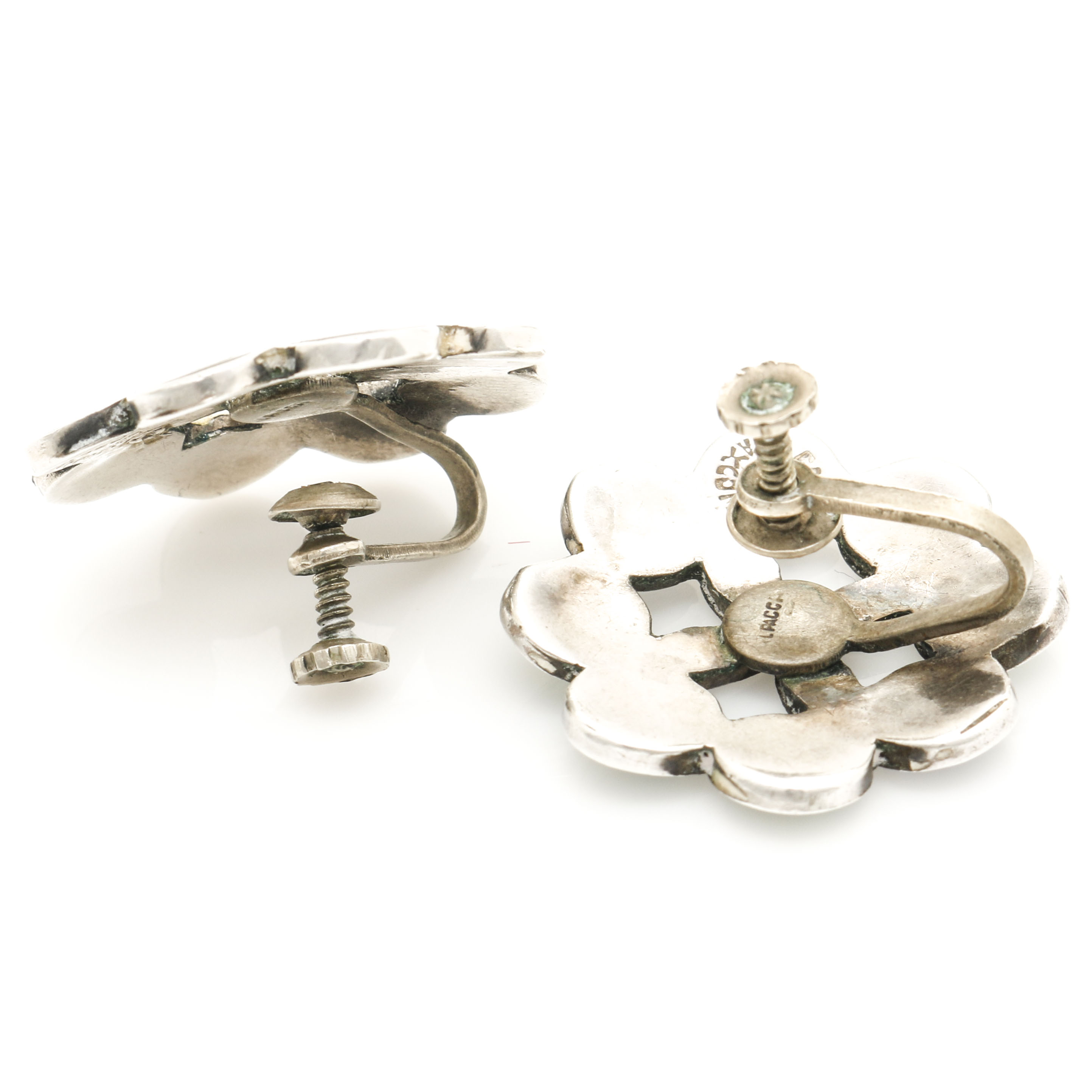 Vintage Mexican Miguel Alonzo Sterling Silver Abalone Necklace With A ...