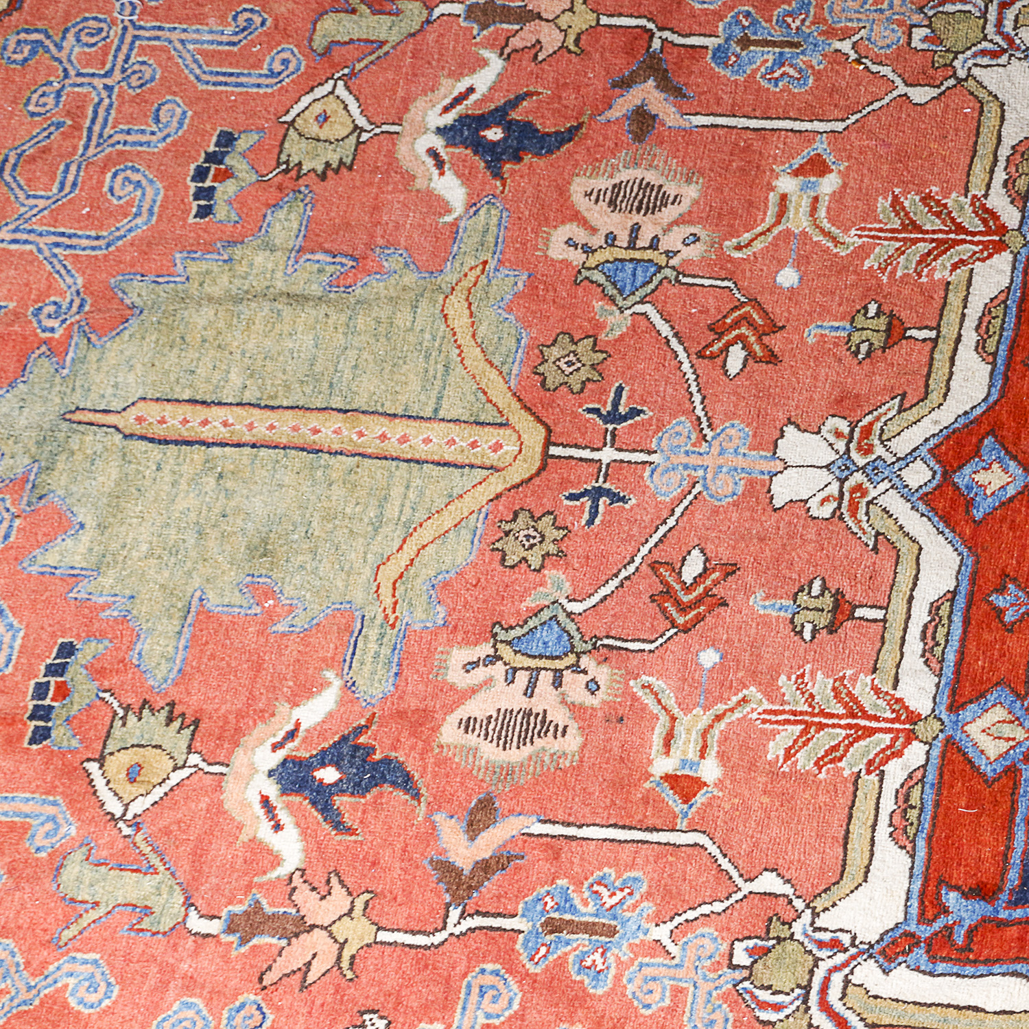 Large Hand Woven Area Rug | EBTH