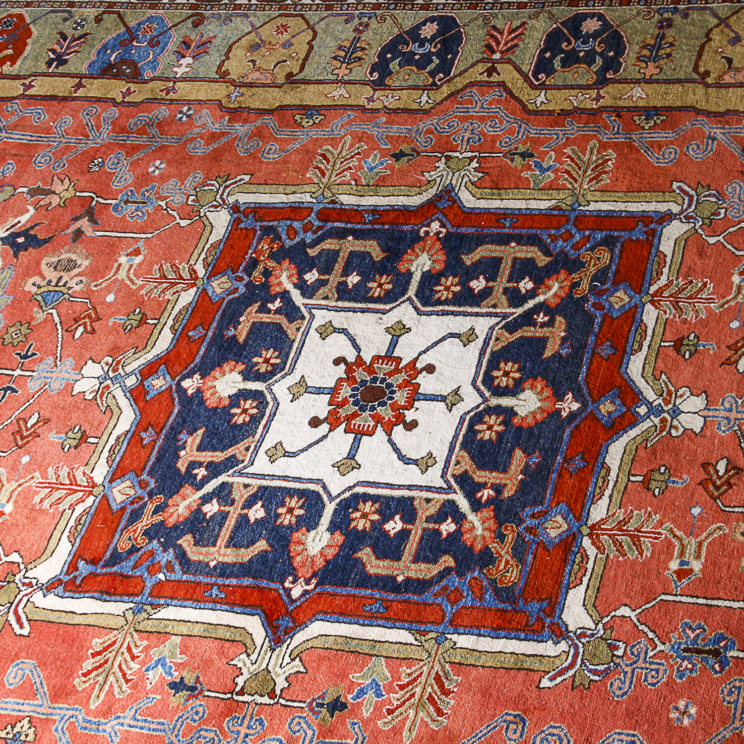 Large Hand Woven Area Rug | EBTH