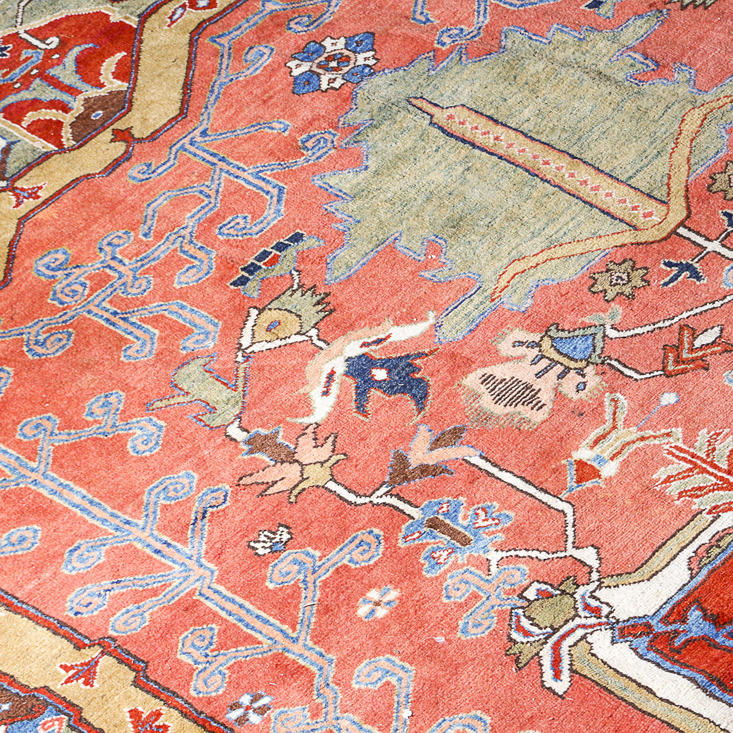 Large Hand Woven Area Rug | EBTH