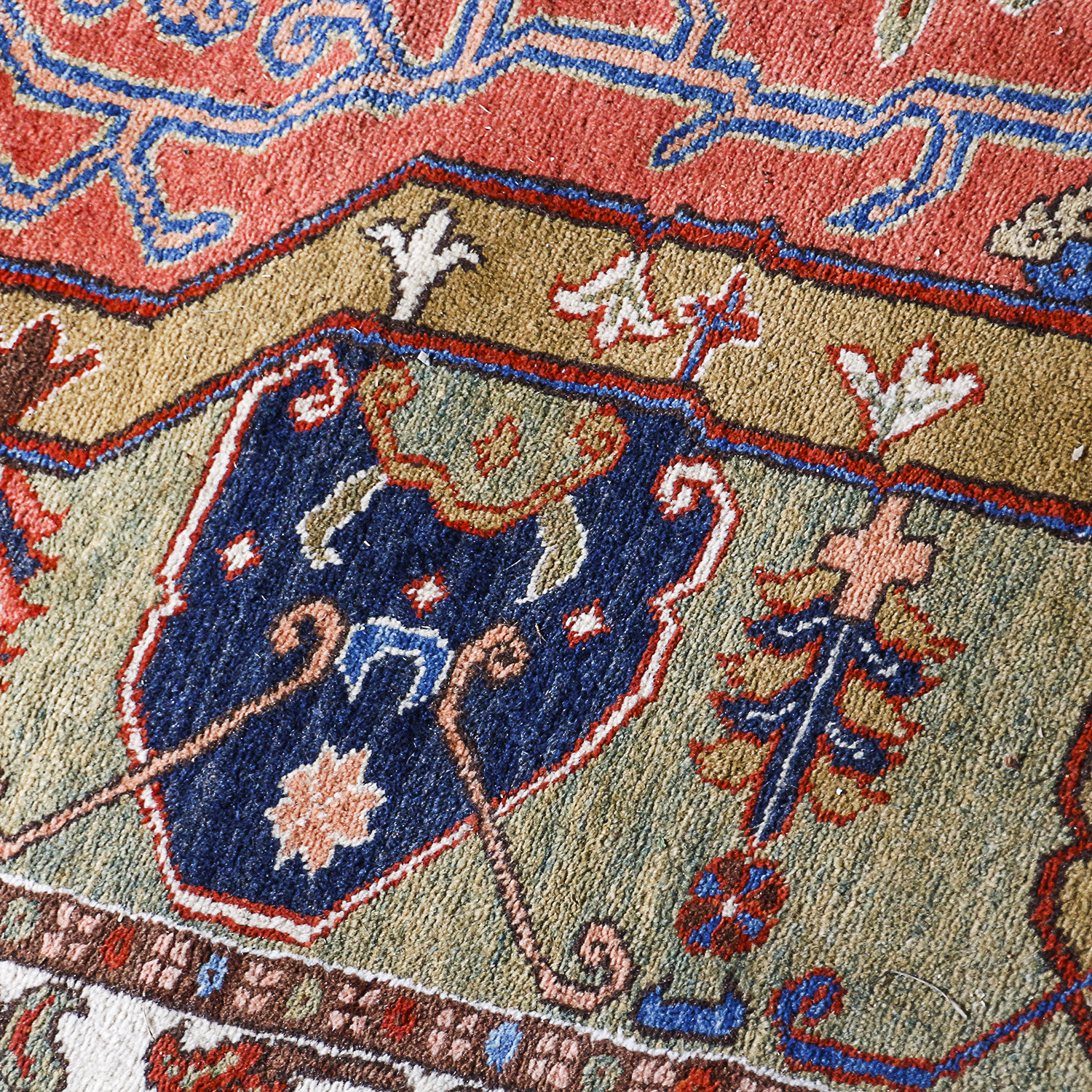 Large Hand Woven Area Rug | EBTH