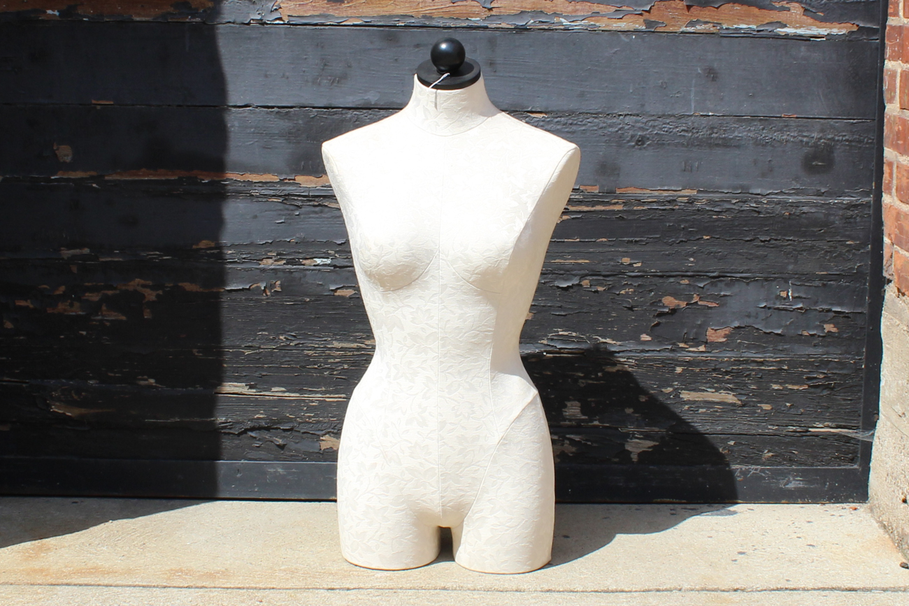 White Upholstered Dress Form | EBTH