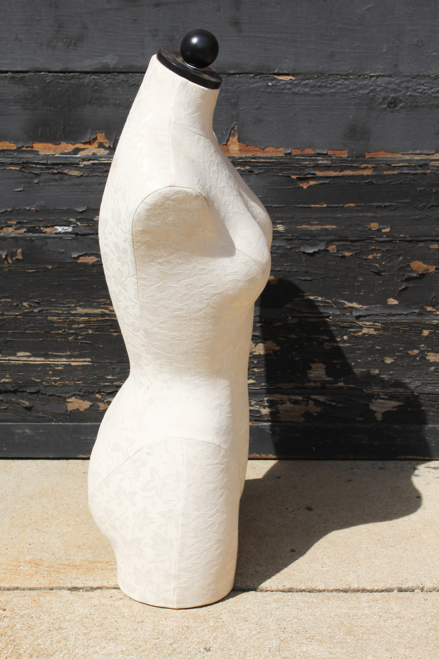 White Upholstered Dress Form | EBTH