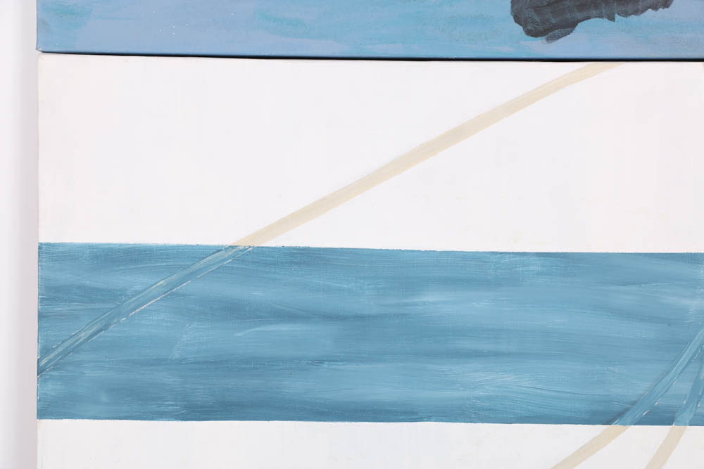 Ann Sklarin Acrylic Painting on Canvas "Off Route 1, Canoe: 50" | EBTH