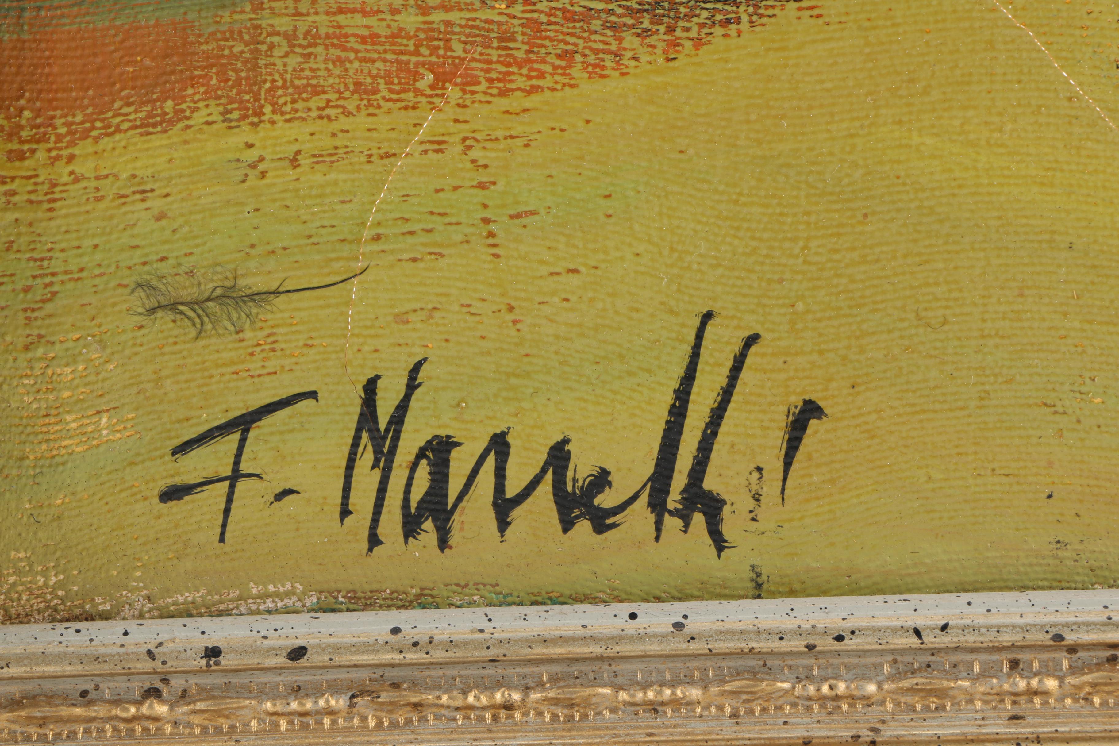 F. Marrelli Oil on Canvas Still Life Painting | EBTH