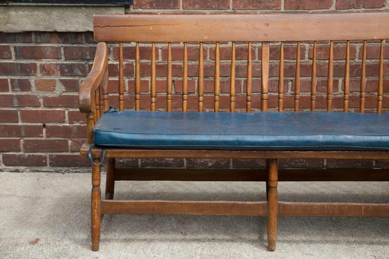 Federal Style Walnut Bench | EBTH