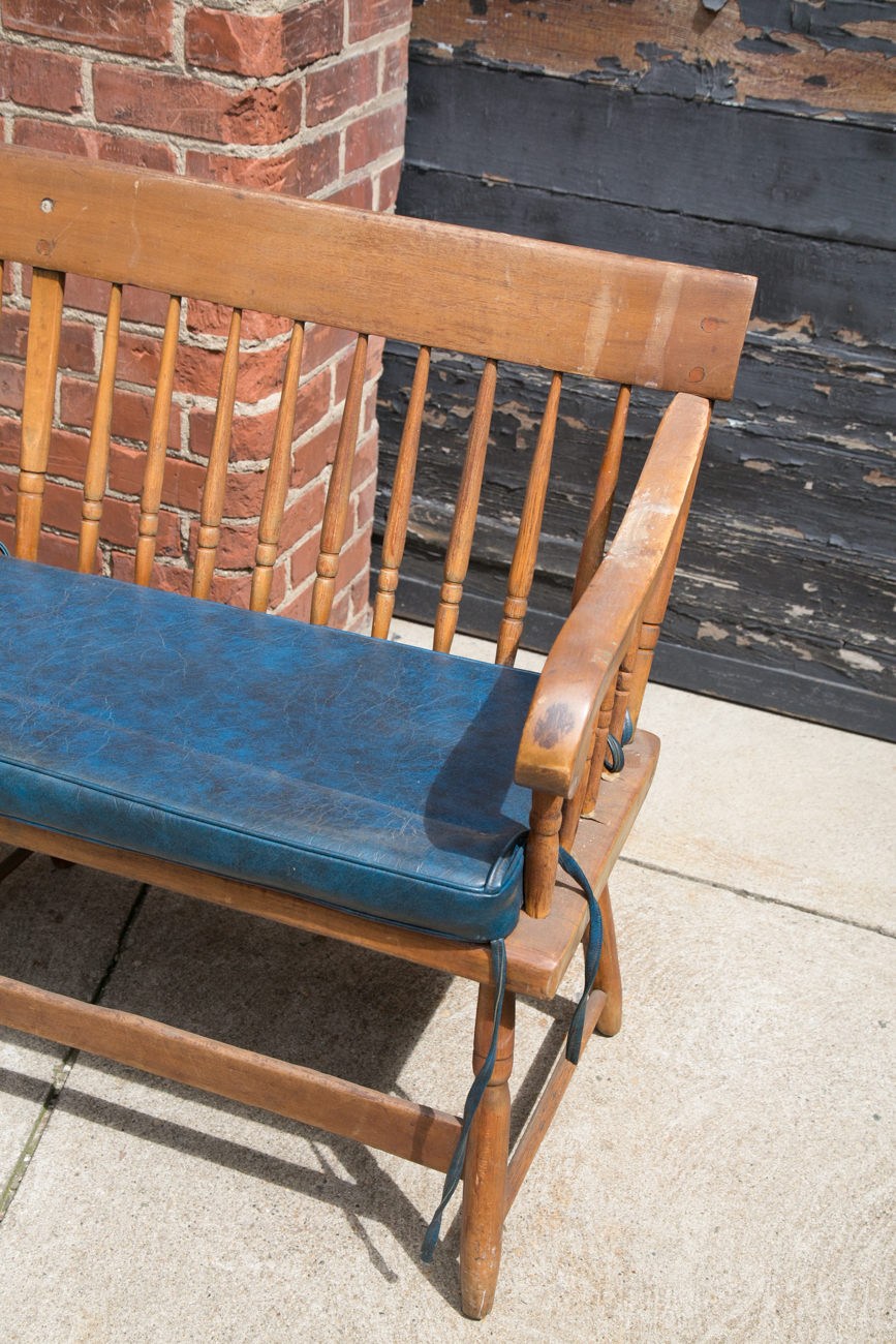 Federal Style Walnut Bench | EBTH