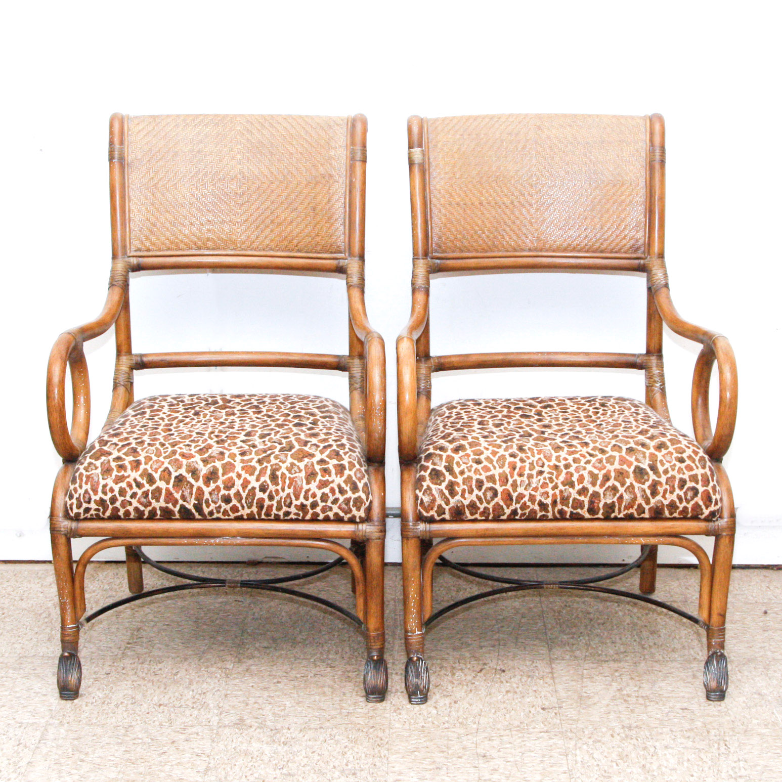 Pair of Rattan Armchairs | EBTH