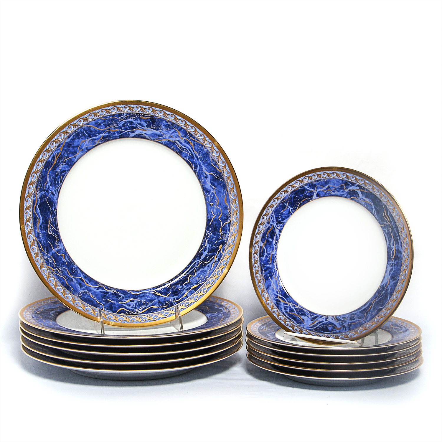 Set of Christian Dior Dinnerware in the "Azure Royale" Pattern | EBTH