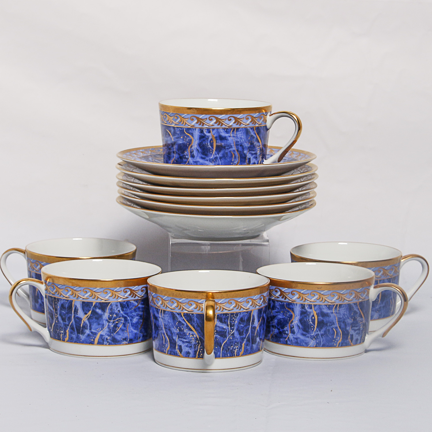 Set of Christian Dior Dinnerware in the "Azure Royale" Pattern | EBTH