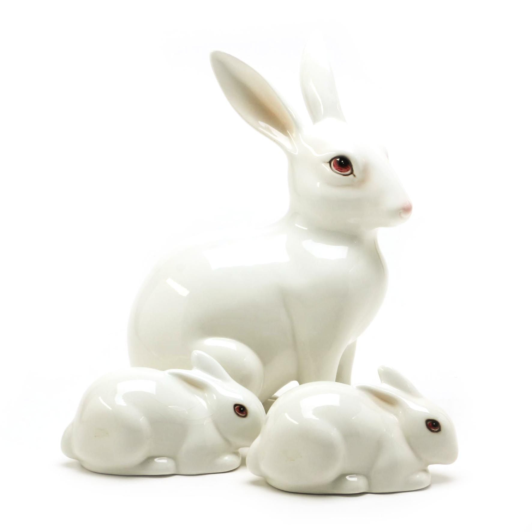 Italian Made Ceramic Rabbits | EBTH